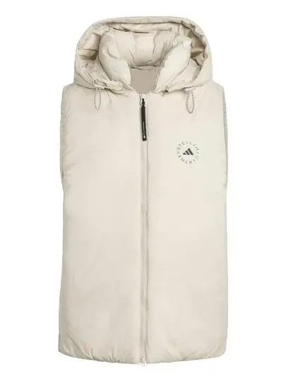 Adidas By Stella McCartney Truenature Padded Hooded Vest - Gray