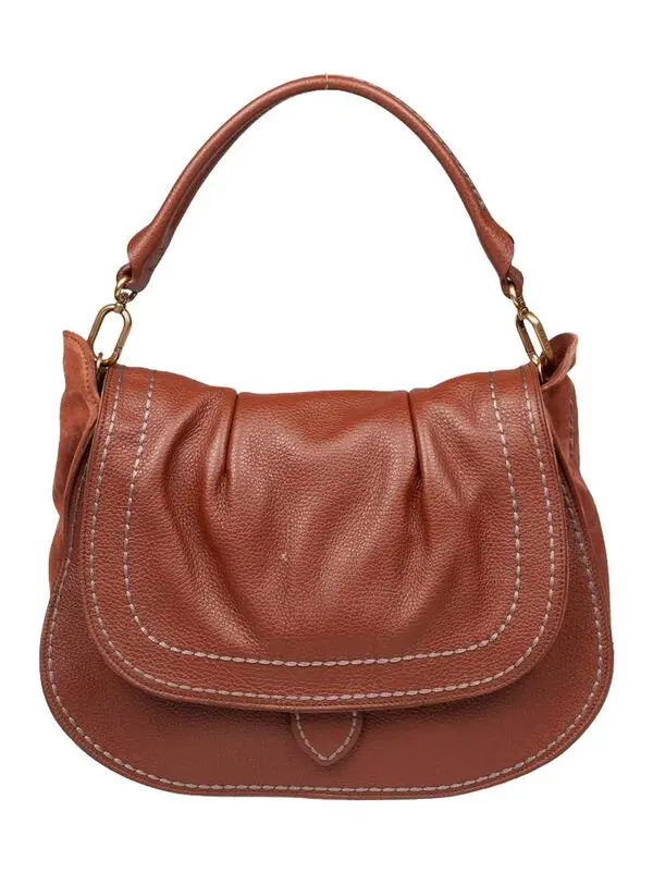 VISONA` Leather Hobo Bag - One-color