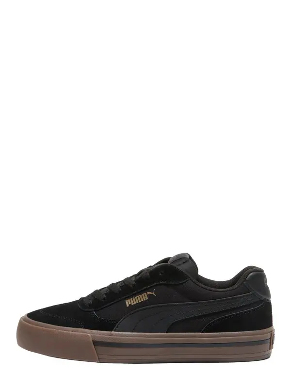 PUMA Court Classic Vulcanized Sneakers - Black