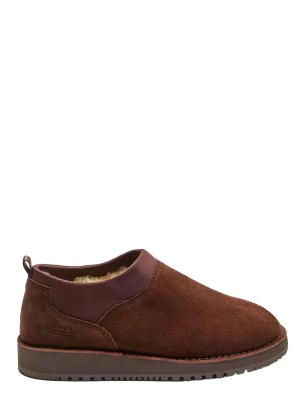 Suicoke Suede Slip-on Boots - Brown