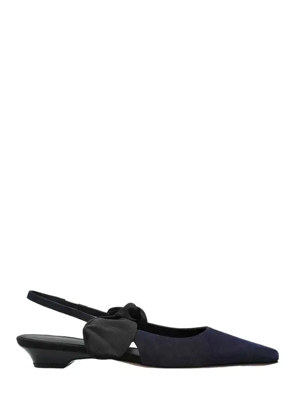 NEOUS Bow Slingback Trainers - Blue