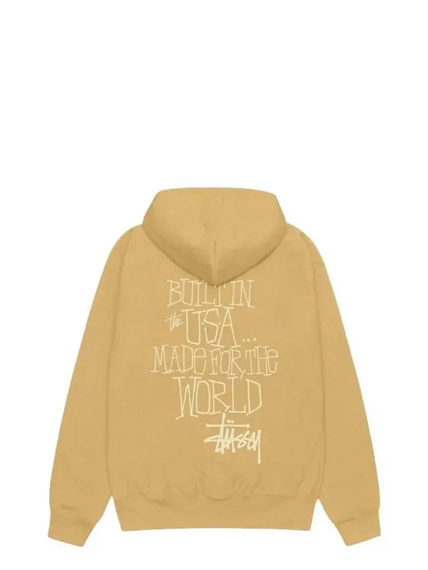 StÜssy Built In Usa Hoodie - Curry