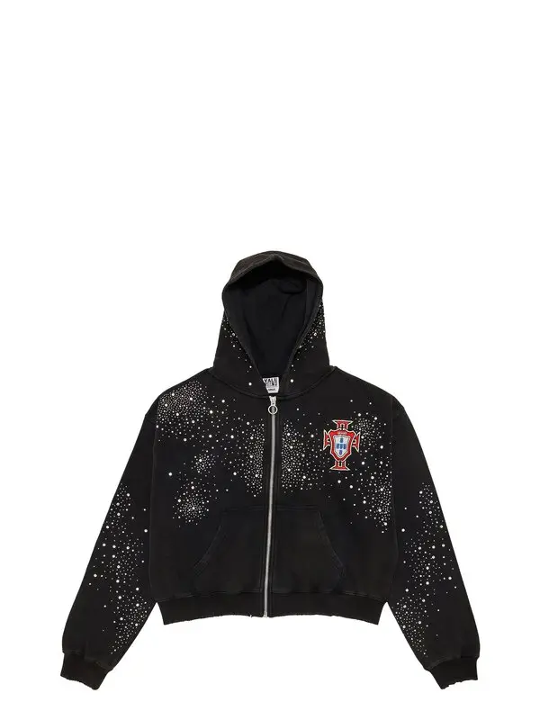 VALE FOREVER Pluto Custered Zip Up - Black