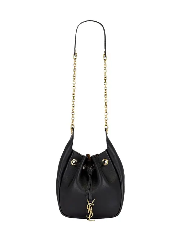 Saint Laurent Cassandre Supple Bucket Bag - Black