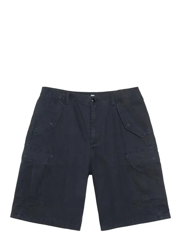 StÜssy Cargo Ripstop Short - Black