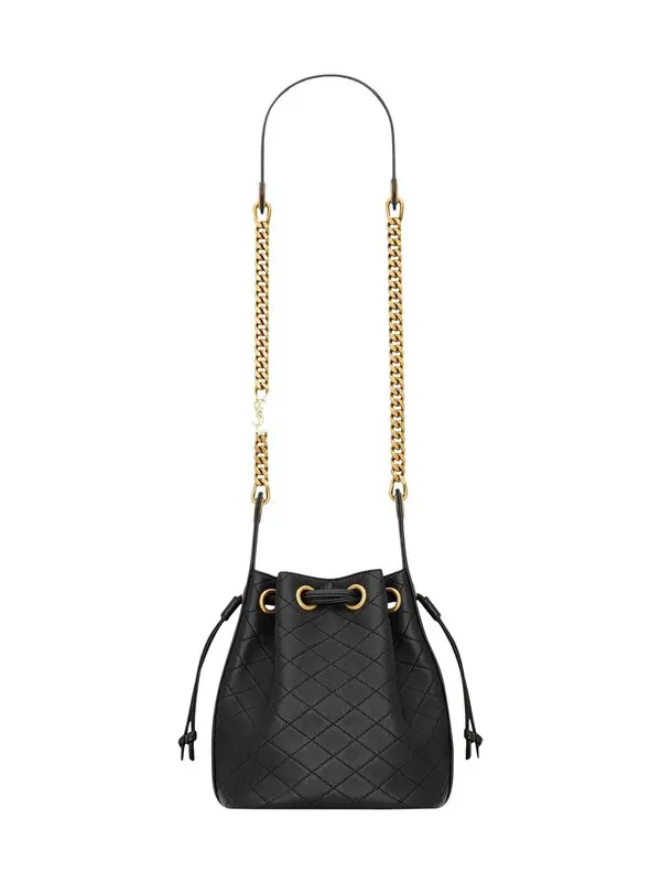 Saint Laurent Cassandre Bucket Bag - Black