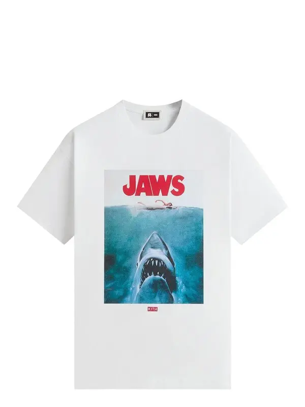 Kith For Jaws Main Poster Vintage Tee - White