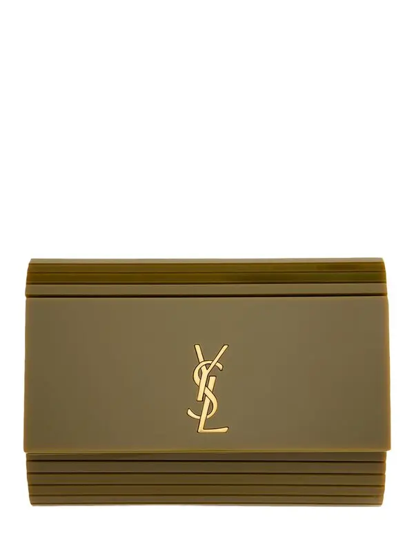 Saint Laurent Mini Vicky Plexiglass Bag - Green