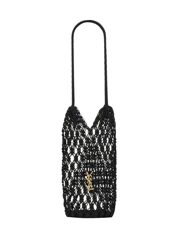 Saint Laurent Cassandre Large Tote - Black
