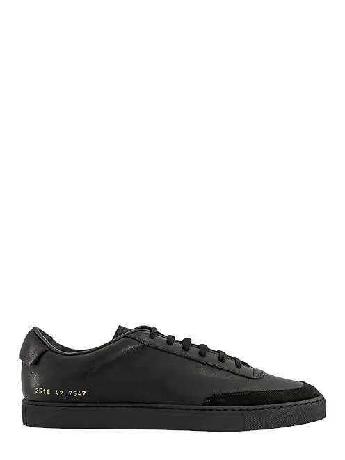 COMMON PROJECTS Court Classic Leather Trainers - Black