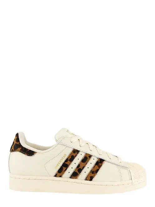 Adidas Superstar Ii Woven Trainers - Leopard Cream White Prel