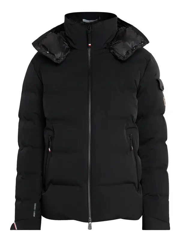 Moncler Stretch Nylon Montgetech Puffer Jacket - Black