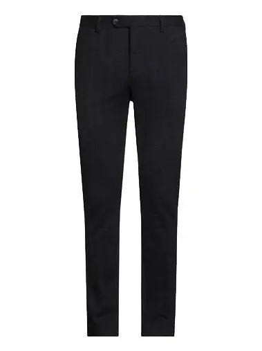 HACKETT Herringbone Tailored Virgin Wool-cotton Pants - Navy