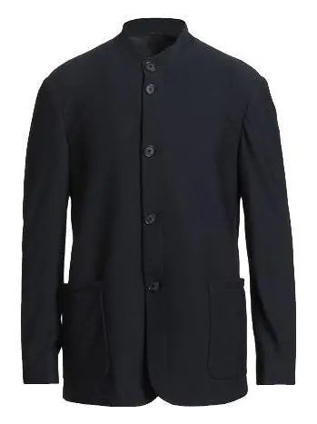 Giorgio Armani Single-breasted Jersey Blazer - Navy