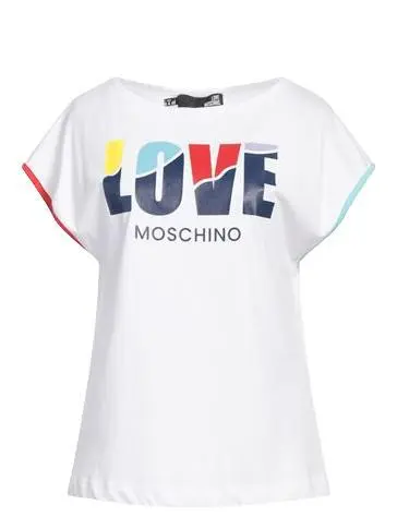 Moschino Logo-print Cotton T-shirt - White