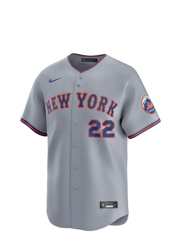 Nike Juan Soto New York Mets Dri-fit Adv Mlb Limited Jersey - Grey