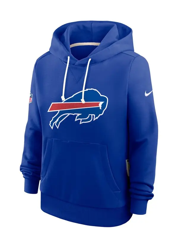 Nike Buffalo Bills Sideline Dri-fit Nfl Pullover Hoodie - Blue