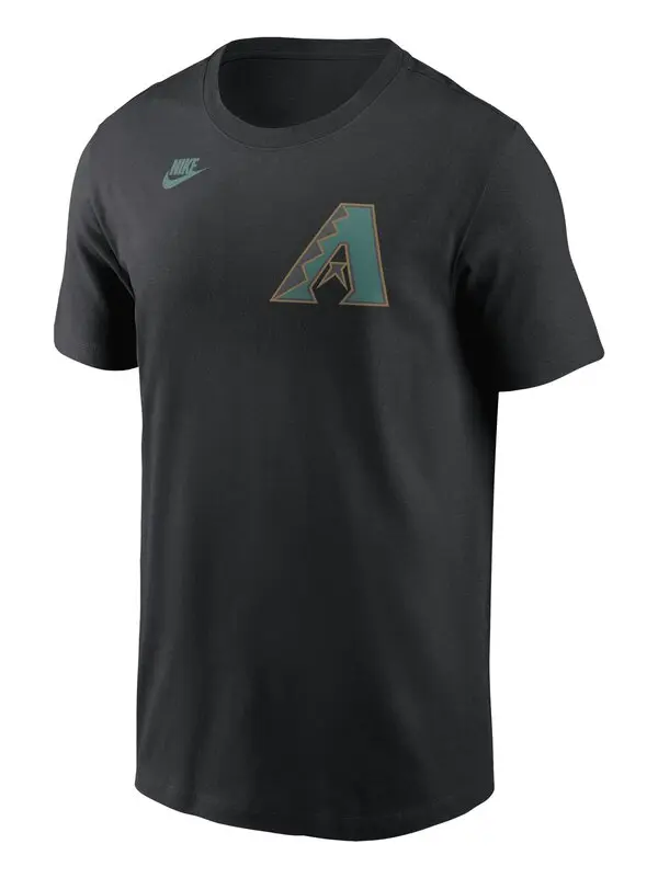 Nike Randy Johnson Arizona Diamondbacks Cooperstown Fuse Mlb T-shirt - Black