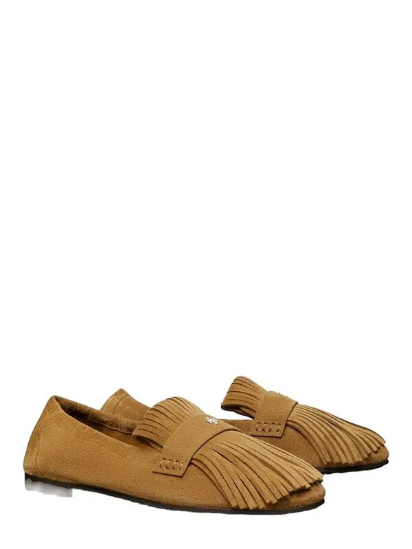 Tory Burch Ballet Fringe Loafer - Toffee