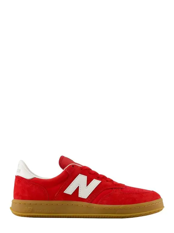 NEW BALANCE T500 Gum Sneakers - Team Red/sea Salt/rain Cloud