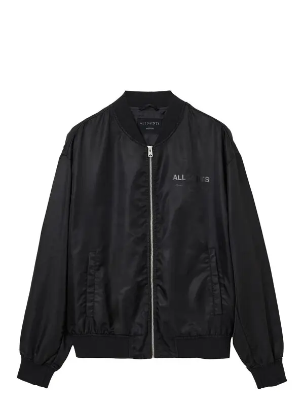 ALLSAINTS Logo Bomber Jacket - Black
