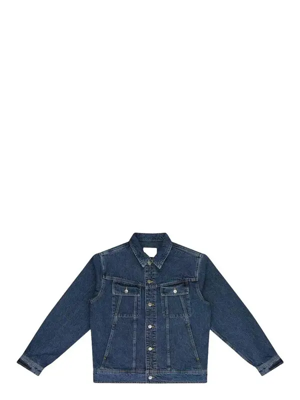 Aimé Leon Dore Panelled Denim Jacket - Blue