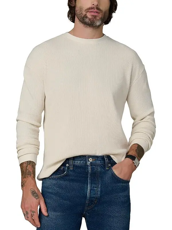 Joe's Jeans Waffle Knit Long Sleeve Tee - Ecru