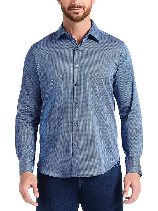 Robert Graham Cortland Button Down Shirt - Navy