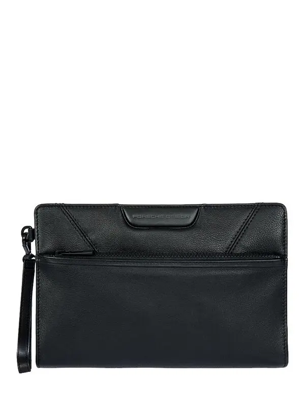 Porsche Design Roadster Leather Evo Clutch - Black