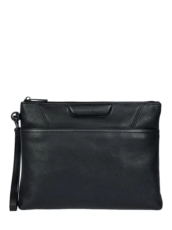 Porsche Design Roadster Leather Evo Clutch - Black