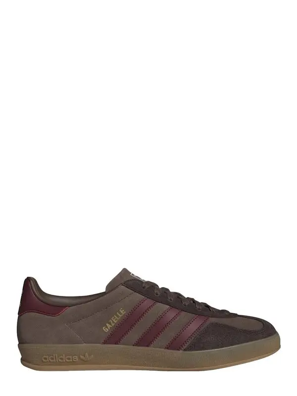 Adidas Gazelle Indoor Sneakers - Earth Strata/shadow Red/dark Brown