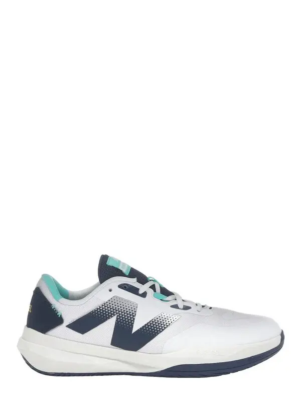 NEW BALANCE Fuelcell 796v4 Padel - White/nb Navy Blue/cyber Jade