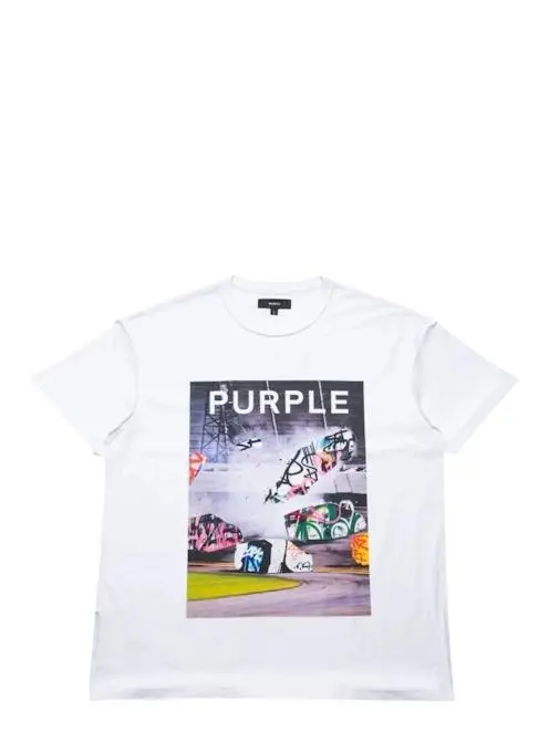 PURPLE BRAND P101twpu325inside Out Tee Shirt - Brilliant White