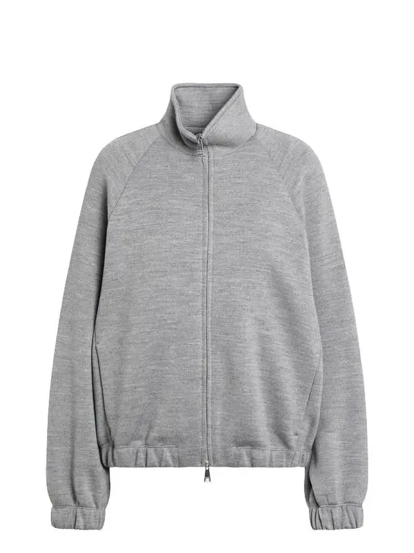 Max Mara Blend Zip-up Sweatshirt - Grey