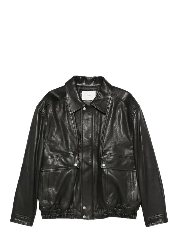 DUNST Leather Jacket - Black