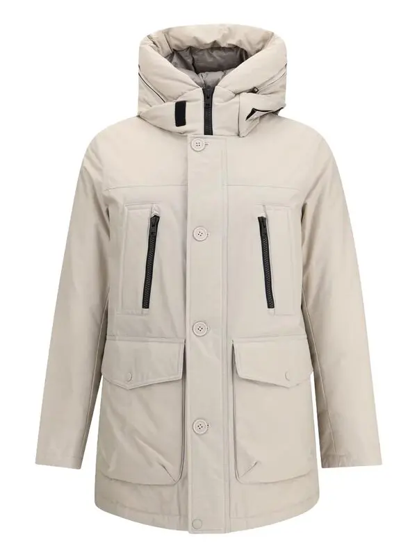 Woolrich Cotton Ramar Down Jacket - Beige