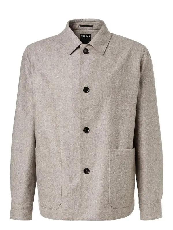 Zegna Alpe Wool Jacket - Grey