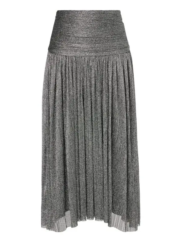 Isabel Marant Étoile Emiria Embellished Maxi Skirt - Silver