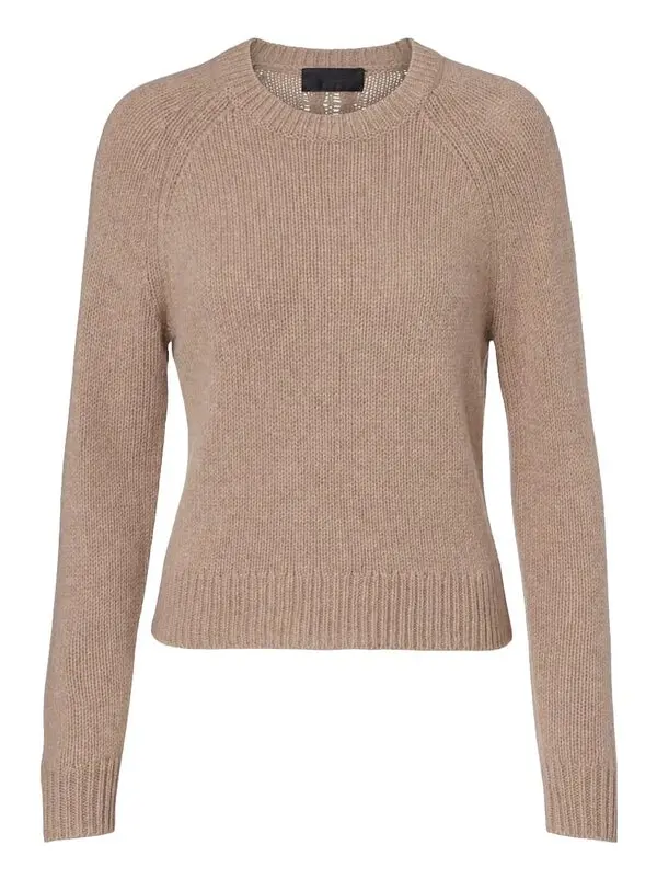 NILI LOTAN Laurel Cashmere And Wool Sweater - Beige