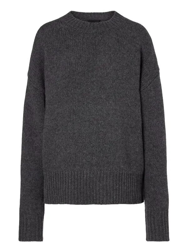 NILI LOTAN Donnika Wool And Cashmere Sweater - Grey