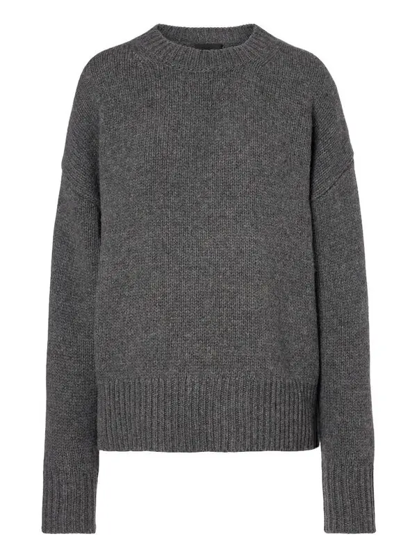 NILI LOTAN Donnika Wool And Cashmere Sweater - Grey
