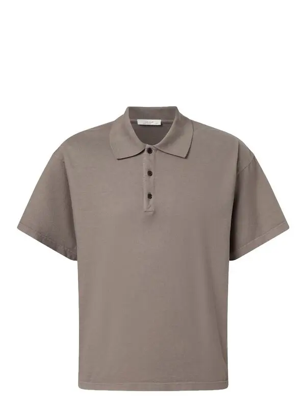 THE ROW Bry Cotton Polo Shirt - Beige