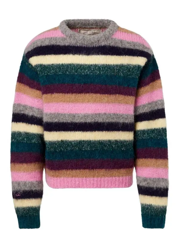 ERL Striped Alpaca-blend Sweater - Multicoloured