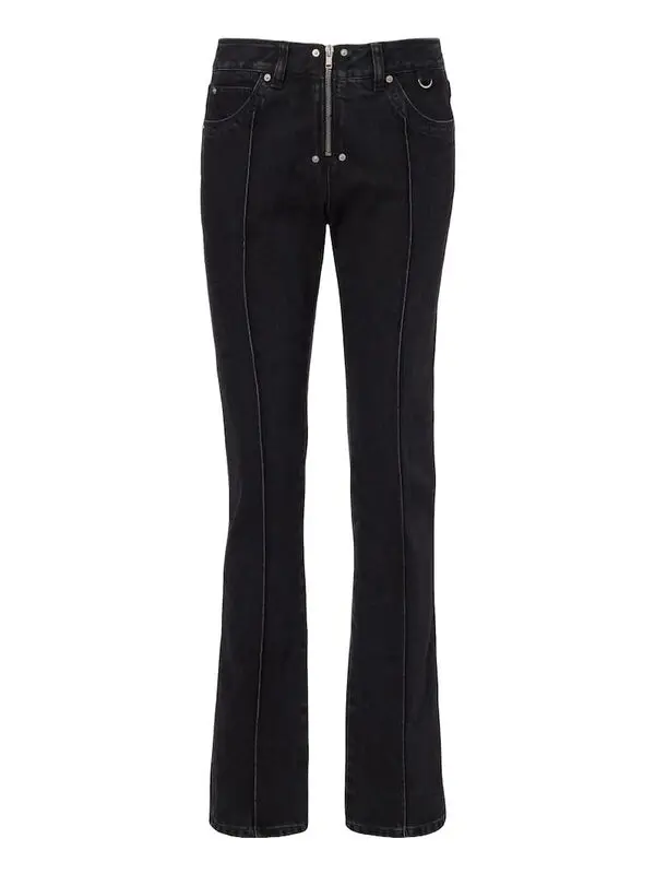 Isabel Marant Silviana Mid-rise Slim Jeans - Black