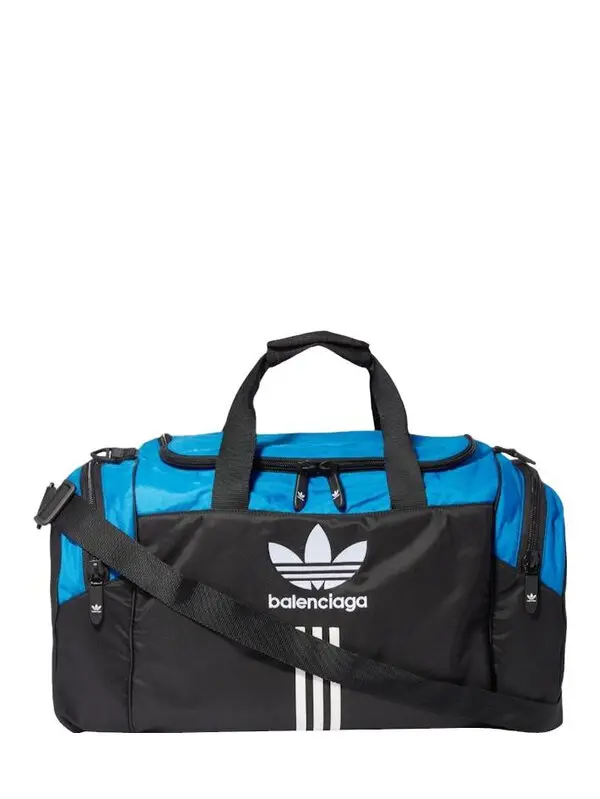 Balenciaga X Adidas Nylon Large Duffle Bag - Black/blue