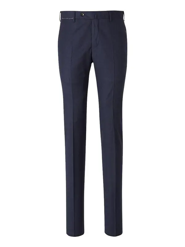 PT TORINO Slim Fit Trousers - Navy Blue