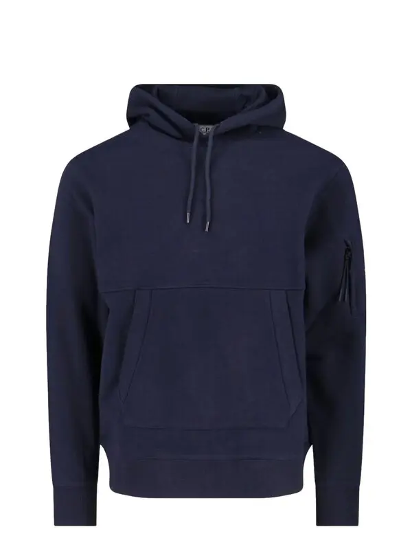C.P. COMPANY Cotton Hoodie - Blue