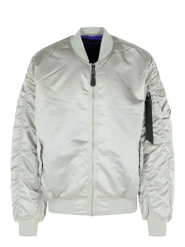 Alpha Industries Ma-1 Uv Nylon Bomber Jacket - Grey