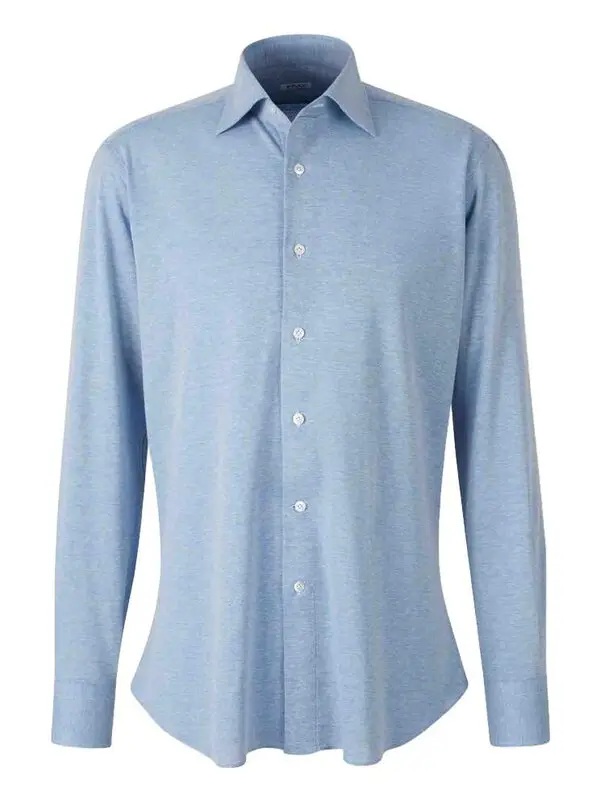 FRAY Gabriel Knit Shirt - Blue