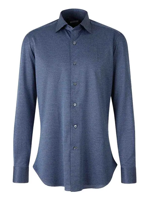 FRAY Gabriel Cotton Shirt - Cobalt Blue